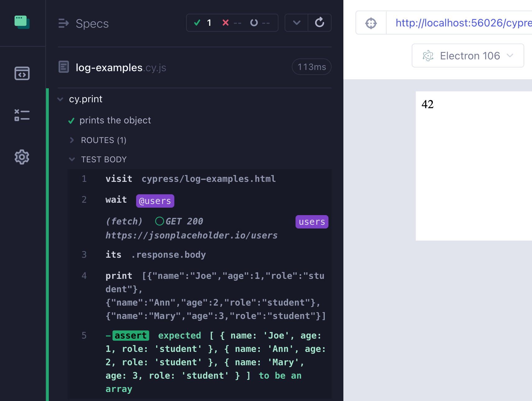 A Better Cypress Log Command Better World By Better Software