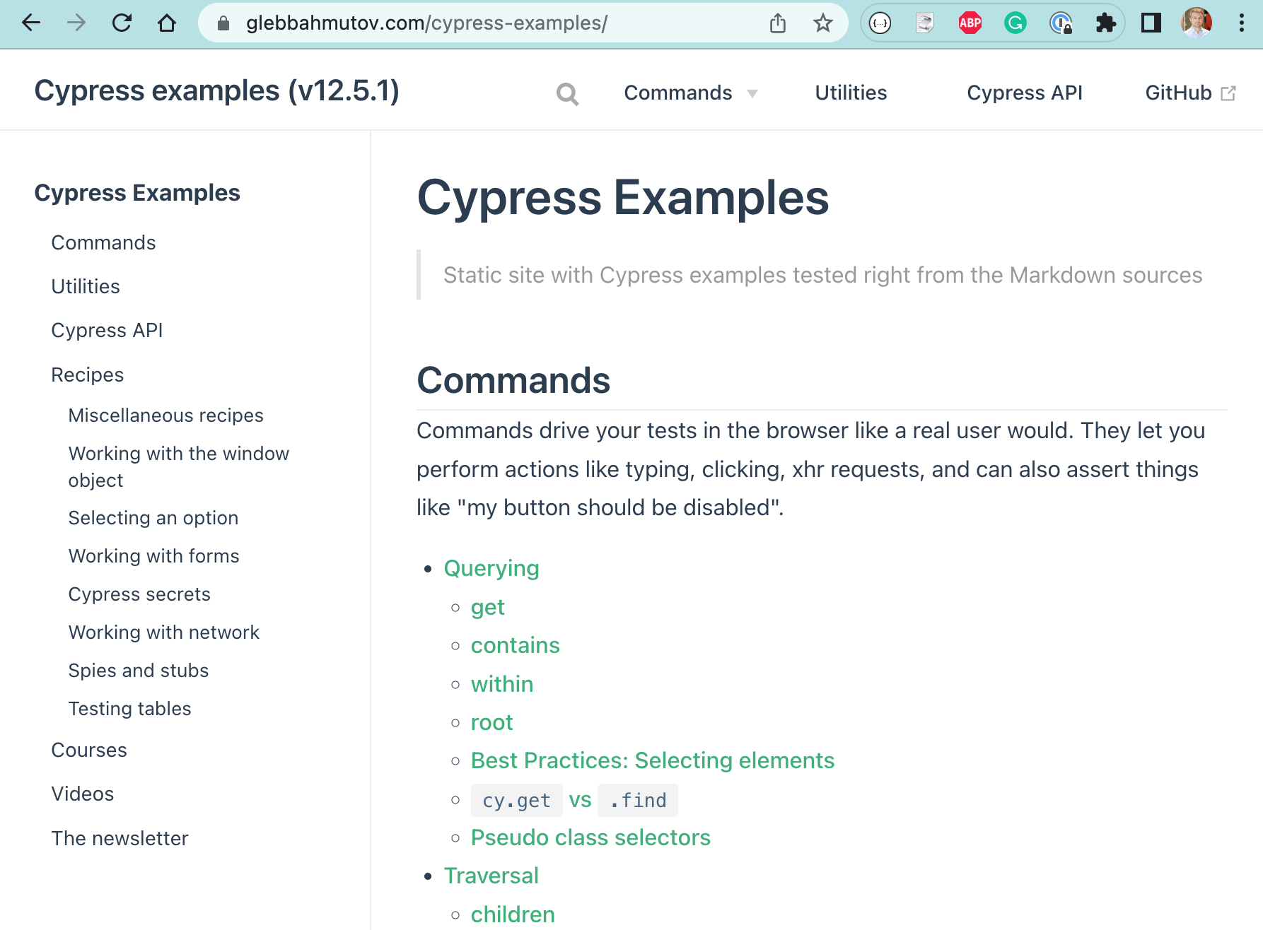 Cypress Example at Danelle Perez blog